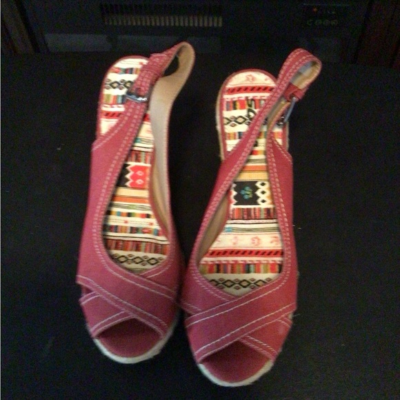 Soda | Shoes | Soda Red Wedges For Women | Poshmark
